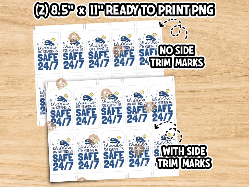 Security Officers Week Tags Printable, Police Officers Appreciation ...
