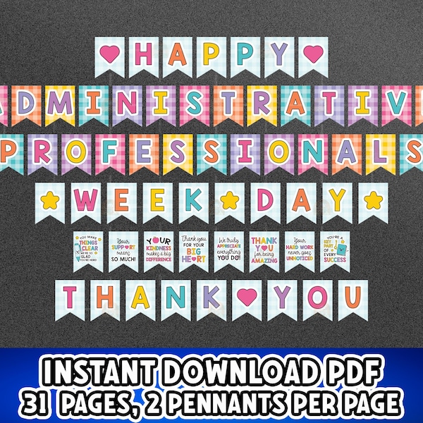 Administrative Professional Week Banner - Etsy