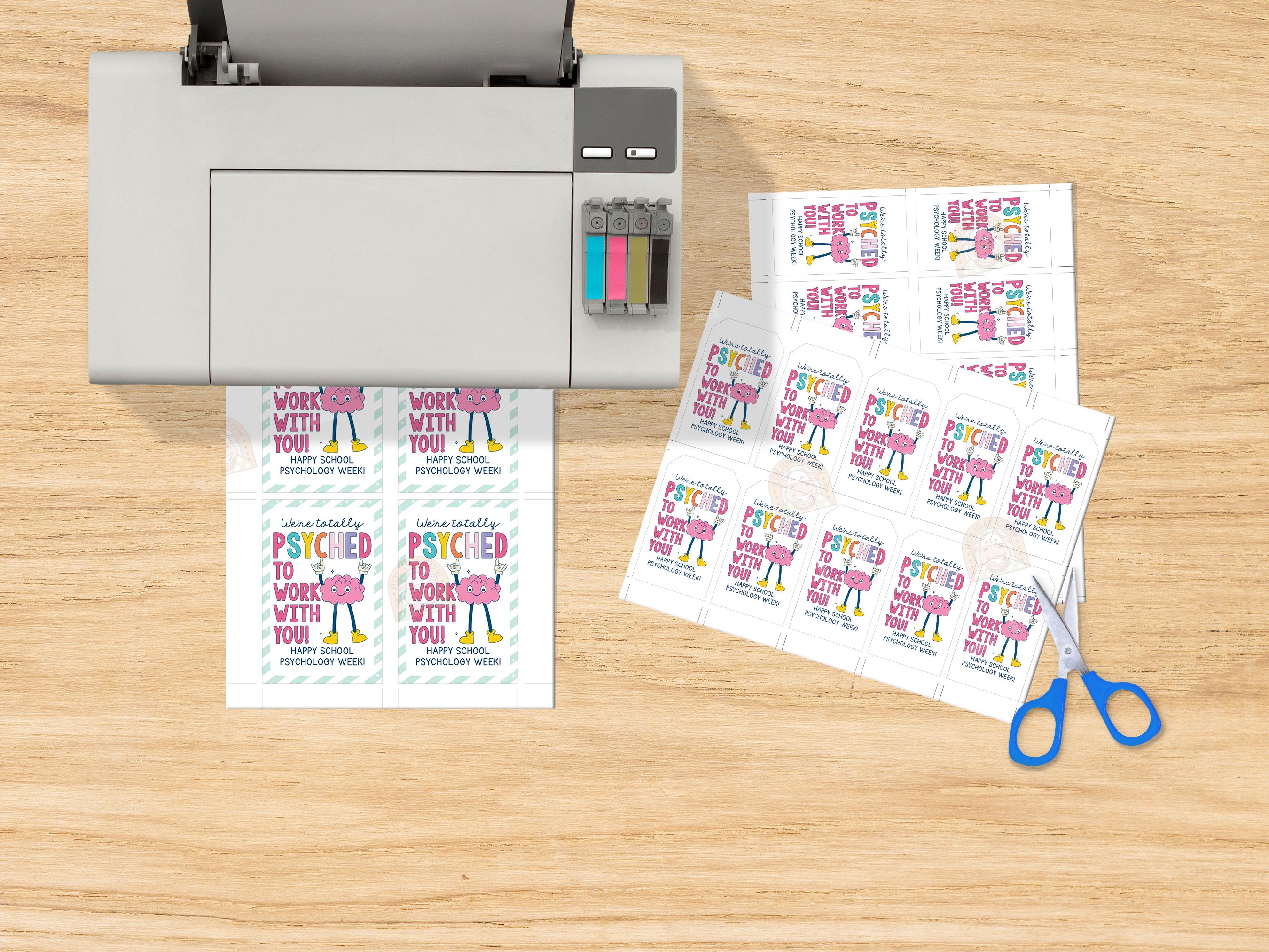 School Psych Tag, Printable School Psychologist Gift Tag, Thank You ...