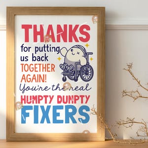 National Rehabilitation Week Gift Printable, Thank You Rehabilitation ...
