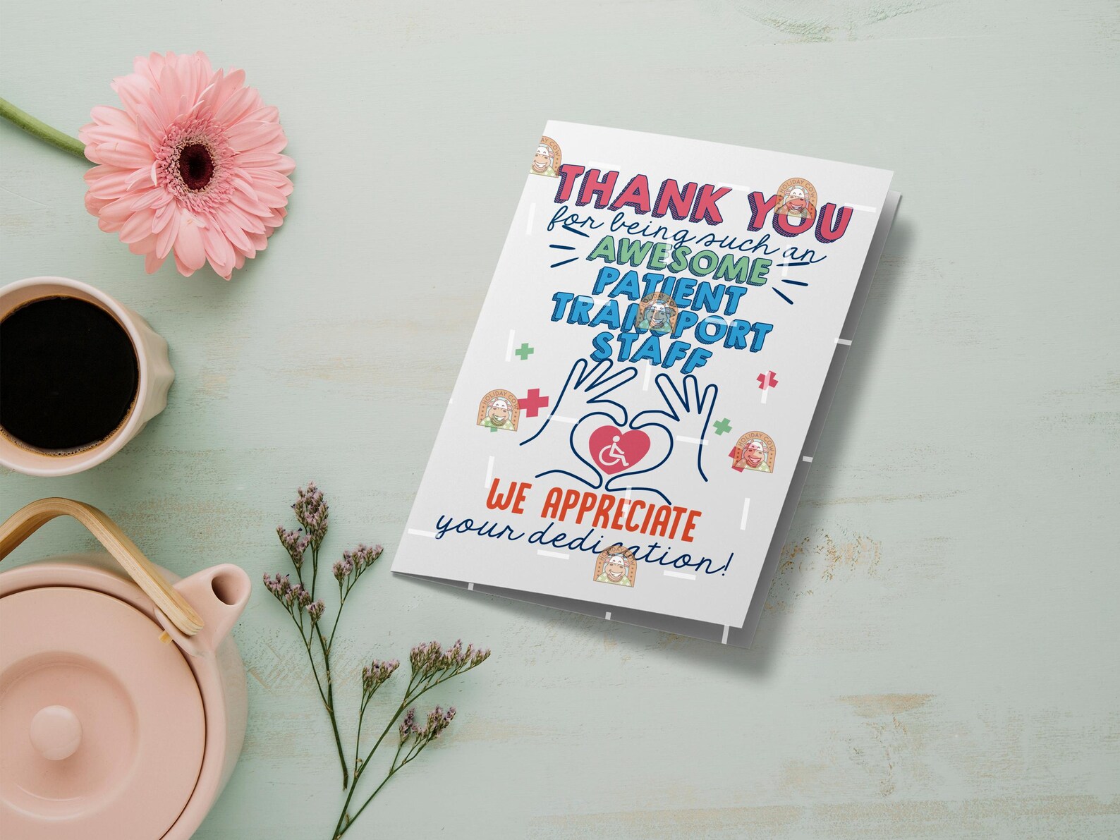 Patient Transporter Thank You Gift, Patient Transport Week Card ...