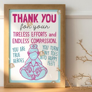 Neonatal Nurses Week Card Printable, Neonatal Nurses Appreciation Gift ...