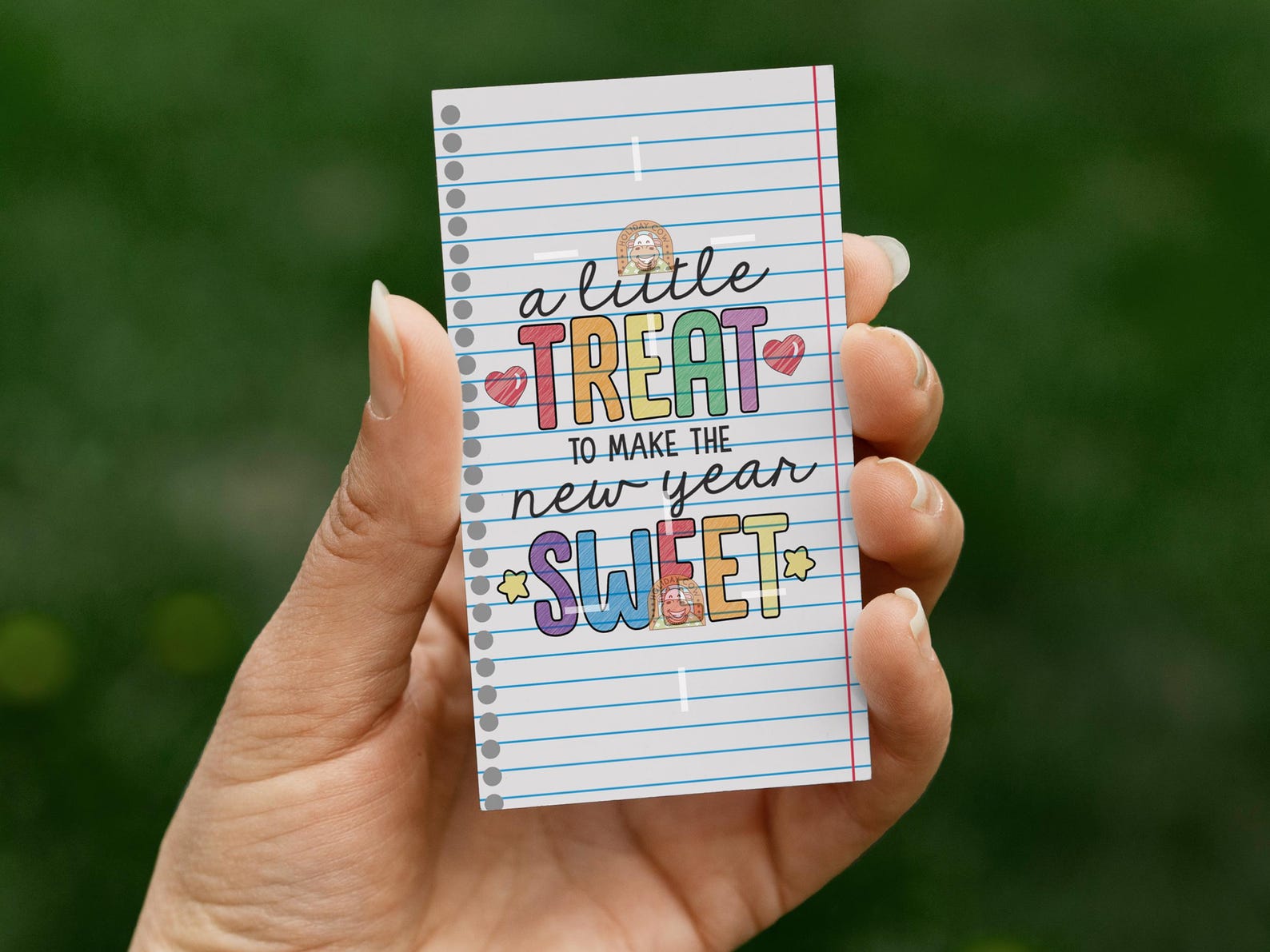 New Year Gift Tag Printable, School New Year Sweet Treat Tag, Welcome ...