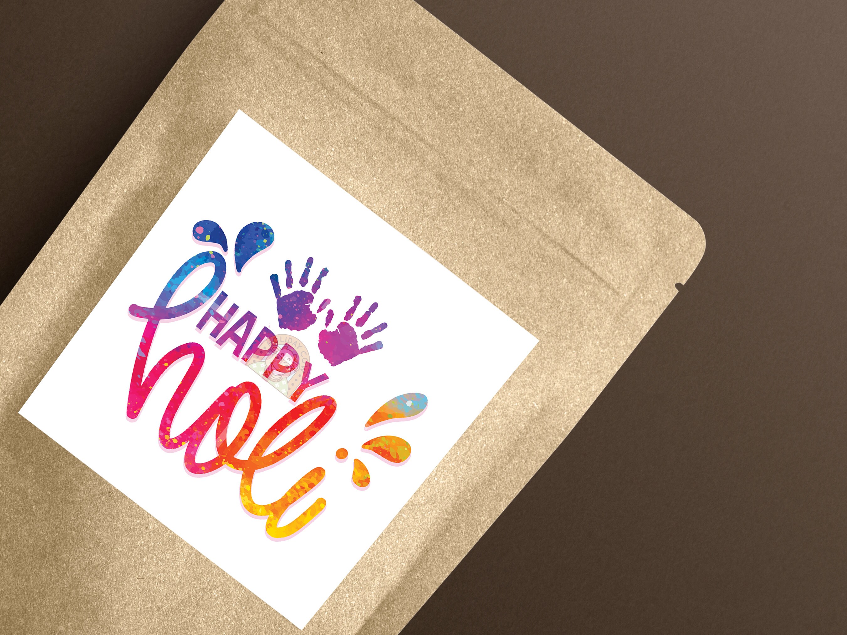 Holi Tags, Printable Happy Holi Tags, Festival of Colours Gift Tags ...