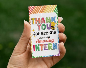 Intern Tag Printable, National Intern Day Gift Tags, Tags for Intern ...