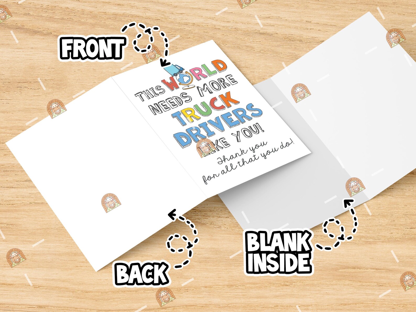 Truck Driver Appreciation Gift, Truck Driver Appreciation Week Card ...