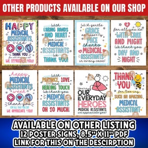 Medical Assistant Week Card Printable, Medical Assistant Gift, Happy MA ...