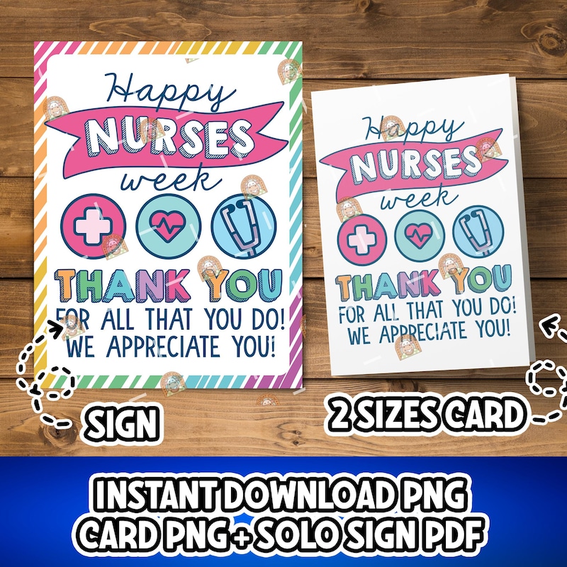 Nurses Week Cards - Etsy