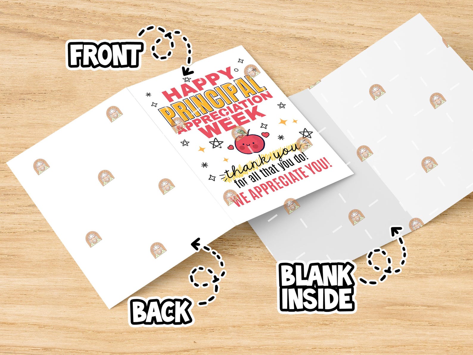 Principal Appreciation Week Card Printable, National Principals Week ...