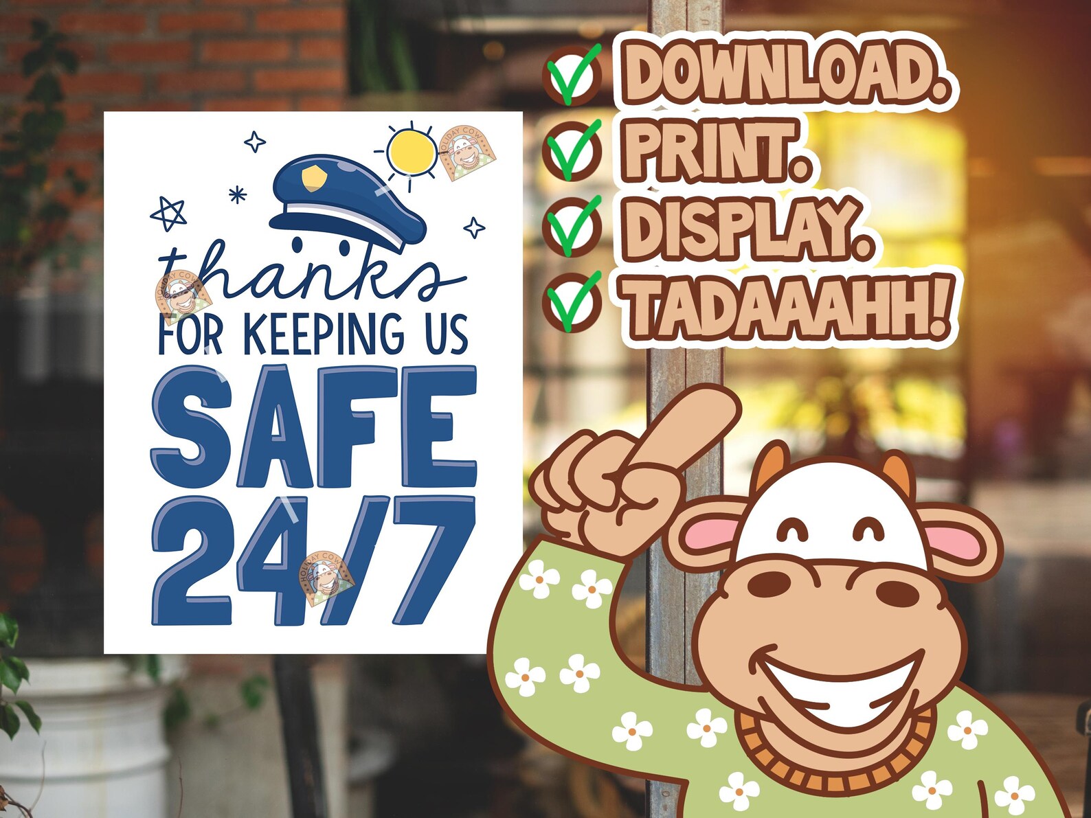 Security Officers Week Signs Printable, Security Officers Appreciation ...