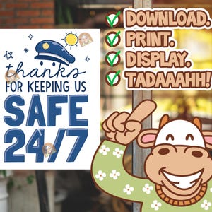 Security Officers Week Signs Printable, Security Officers Appreciation ...