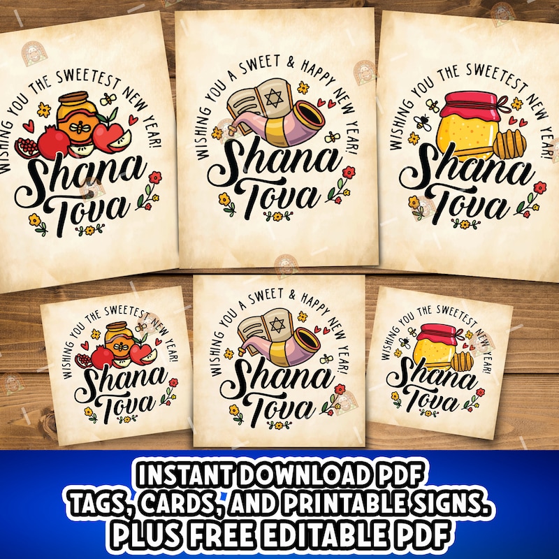 Rosh Hashanah Card - Etsy