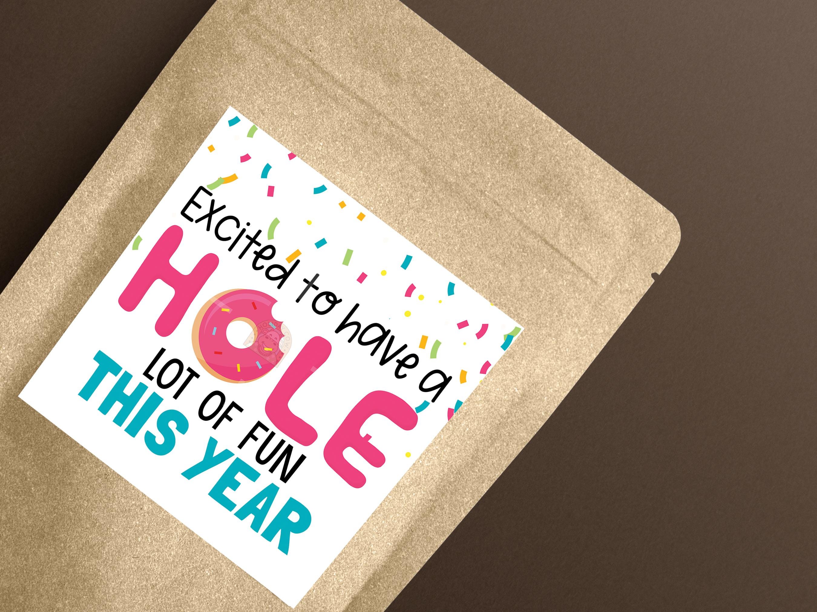 Back to School Tags, Printable Donut Worry Tags, Donut Gift Tag, First ...