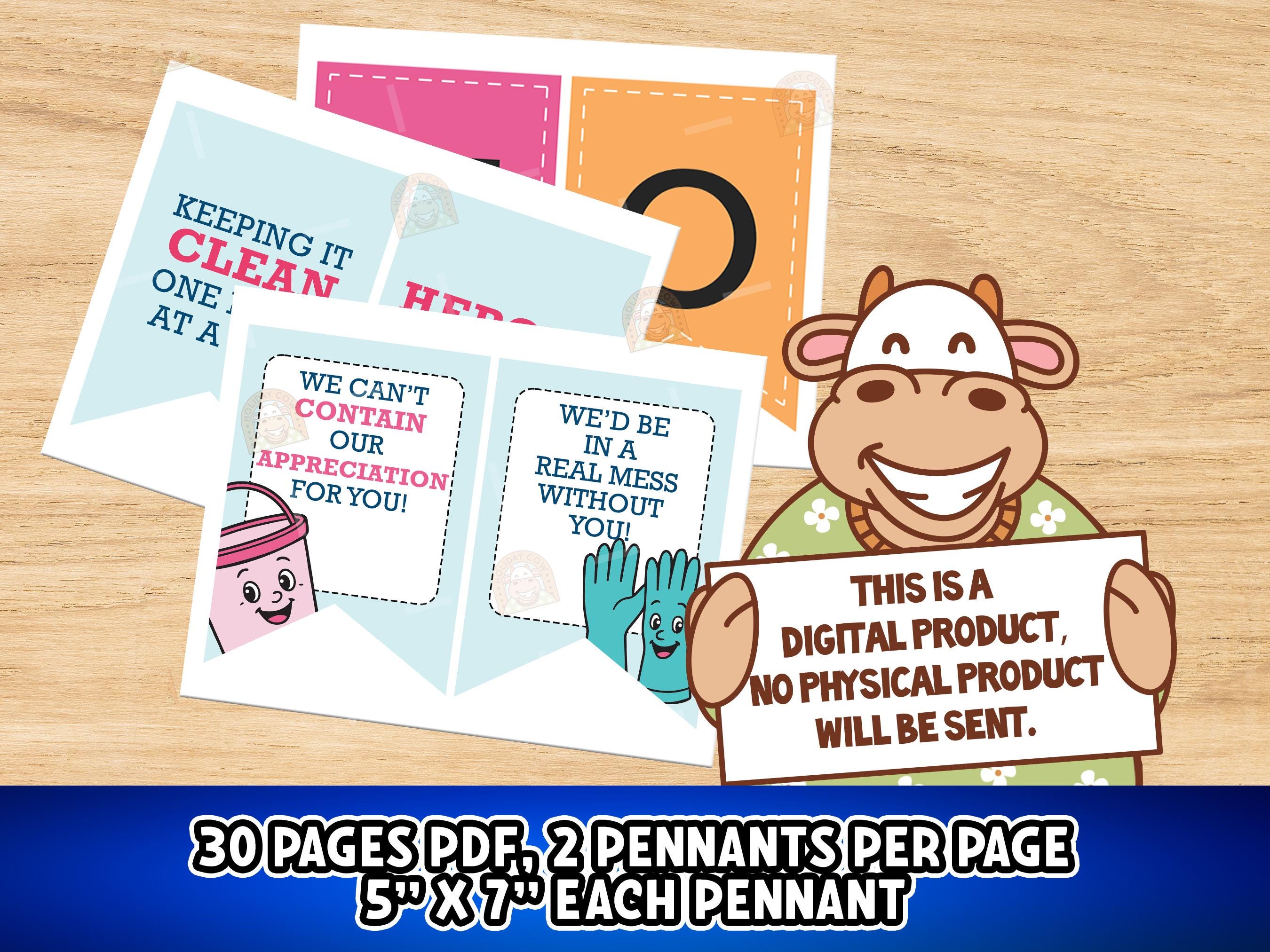 Housekeeping Week Banner Printable, Housekeeping Services Week Banner ...