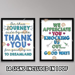 CAA Week Signs Printable, Perianesthesia Nurses Week Decor, Certified ...