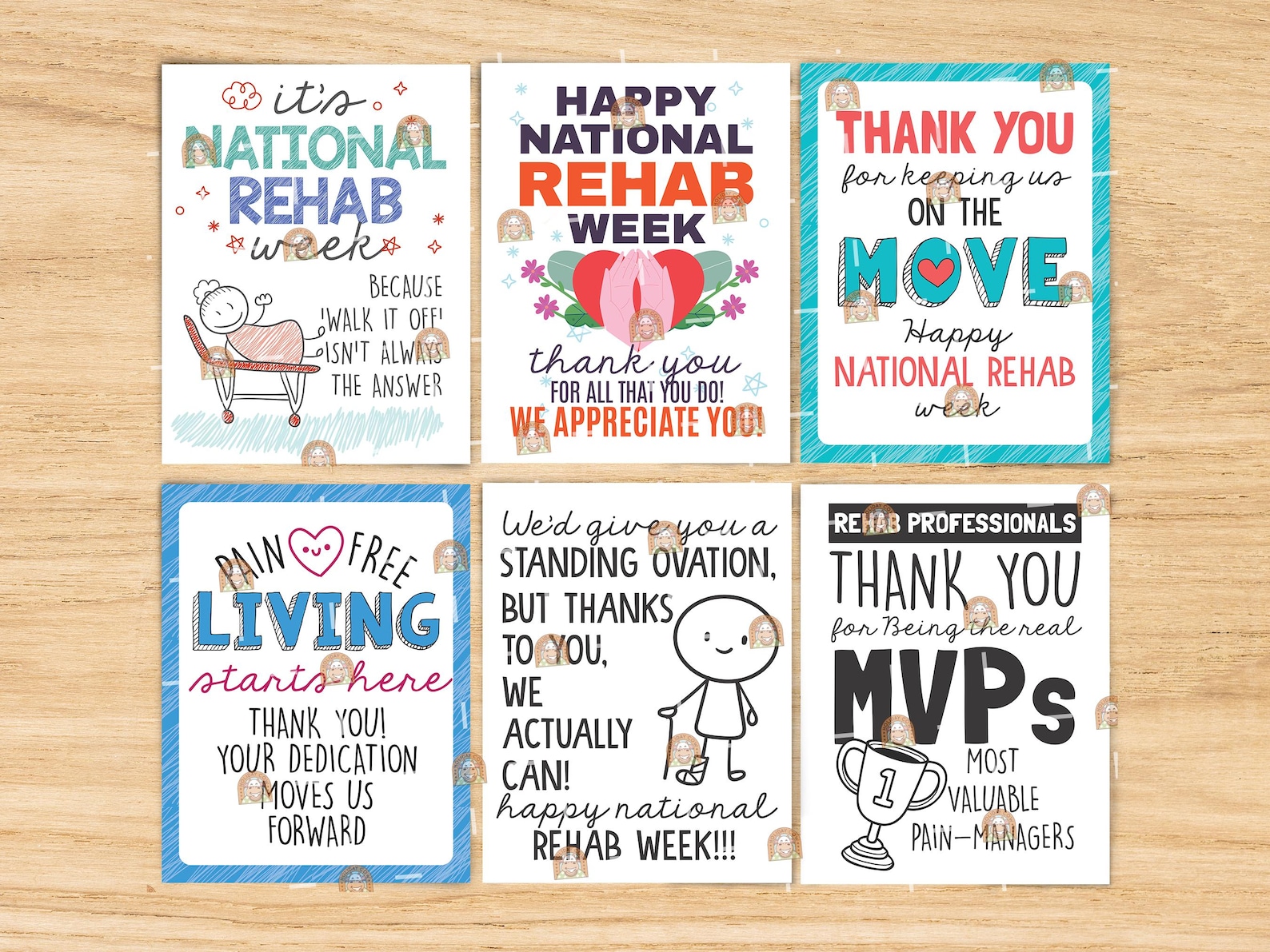 National Rehabilitation Week Signs Printable, Happy Rehab Week Poster ...