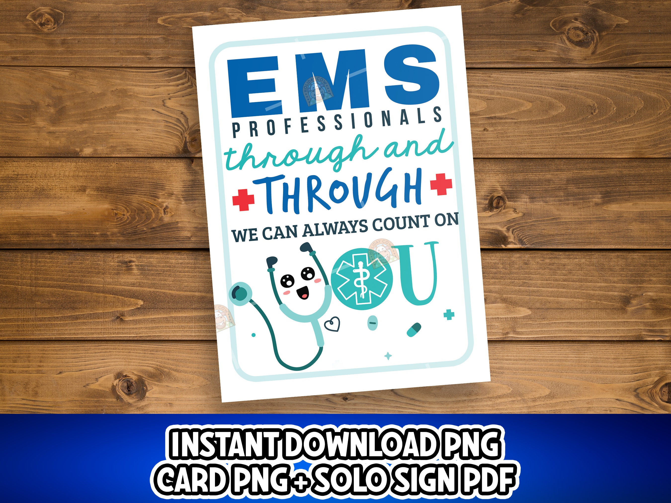Ems Week Gifts, EMS Week Card Printable, Ems Week Sign, Ems ...