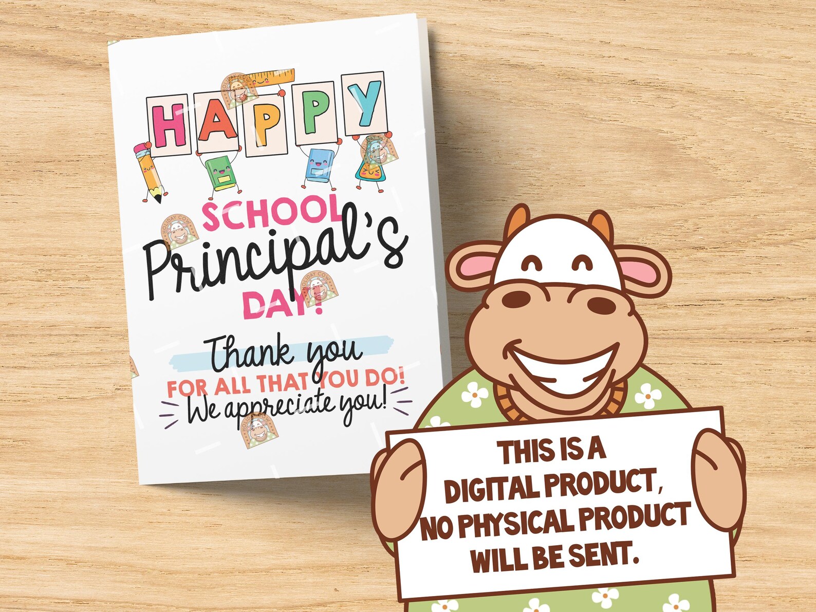 Printable Principal Appreciation Day Gift, School Principal Gift ...