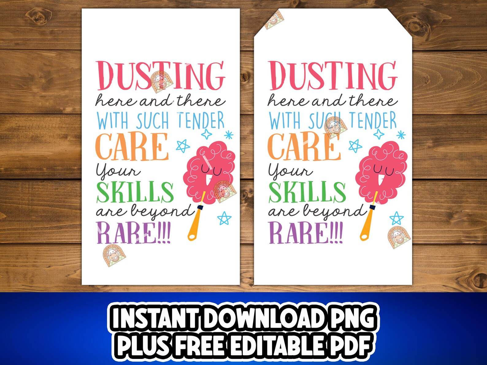 School Custodian Gift Tag Printable, National Custodian Day Tags ...