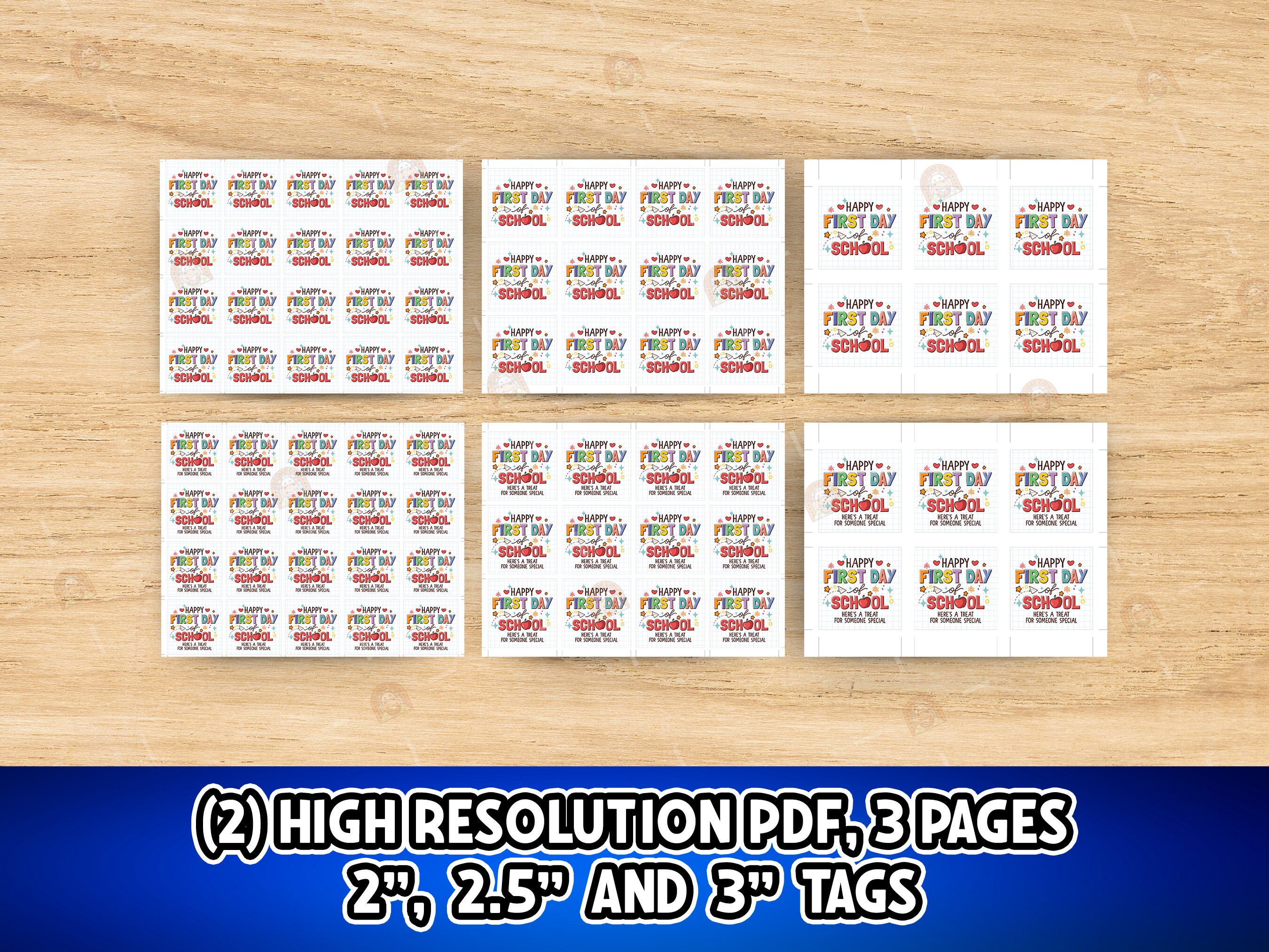 First Day of School Tag, Back to School Tags Printable, 1st Day School ...