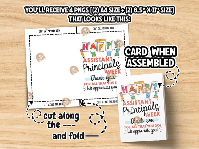 Assistant Principals Week Gift Printable, Assistant Principal ...