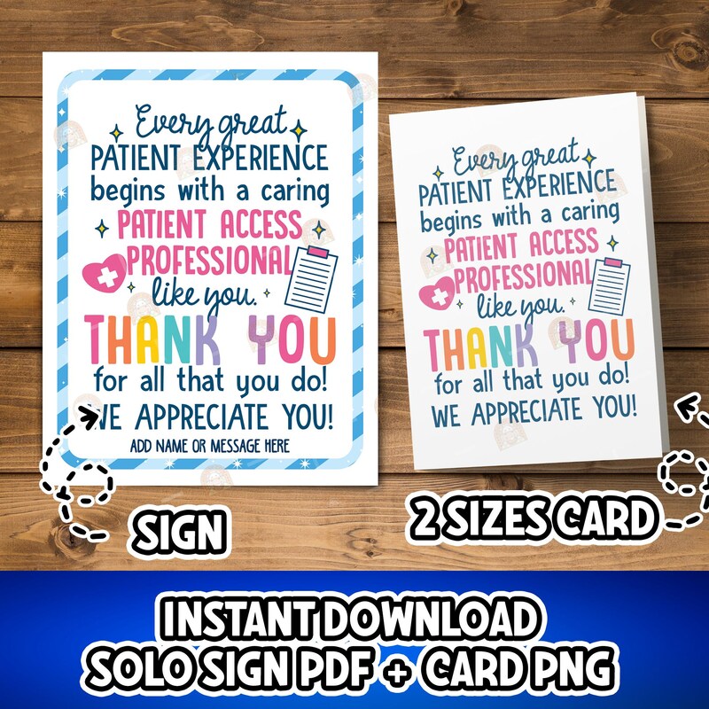 Patient Access Week Posters - Etsy