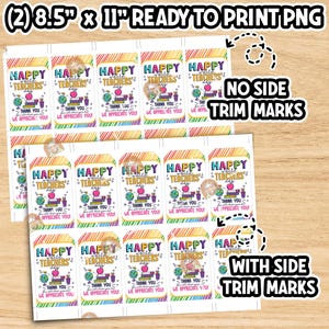 World Teachers Day Gift Tag Printable, World Teacher Day Tag, Happy ...