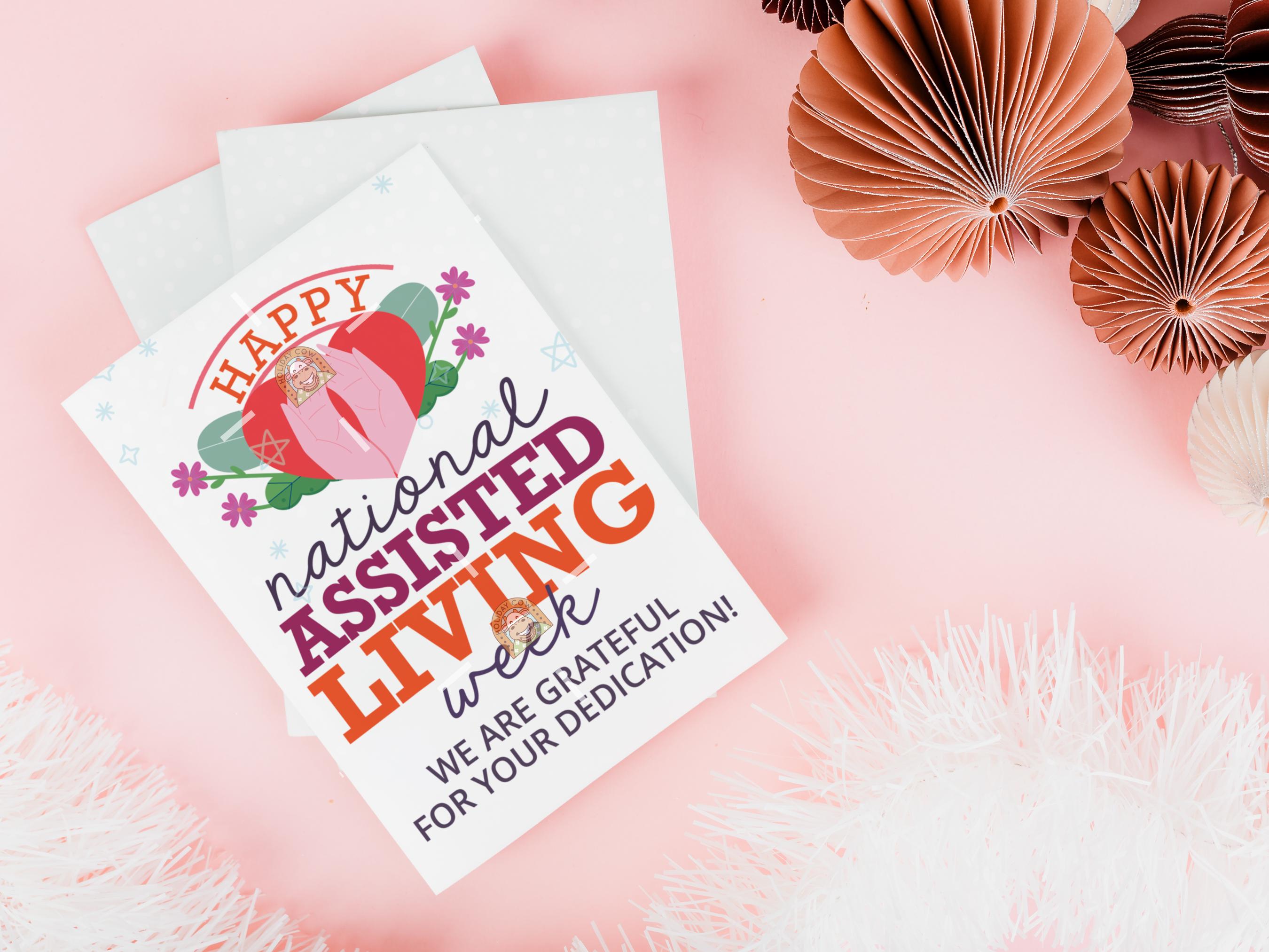 Assisted Living Week Card Printable, National Assisted Living Week Gift ...