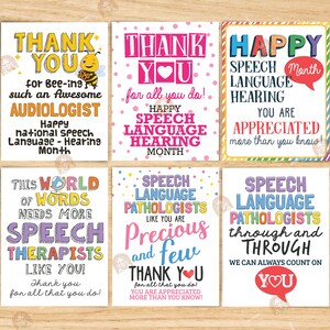 National Speech Language Hearing Month Signs Printable, Speech Language ...