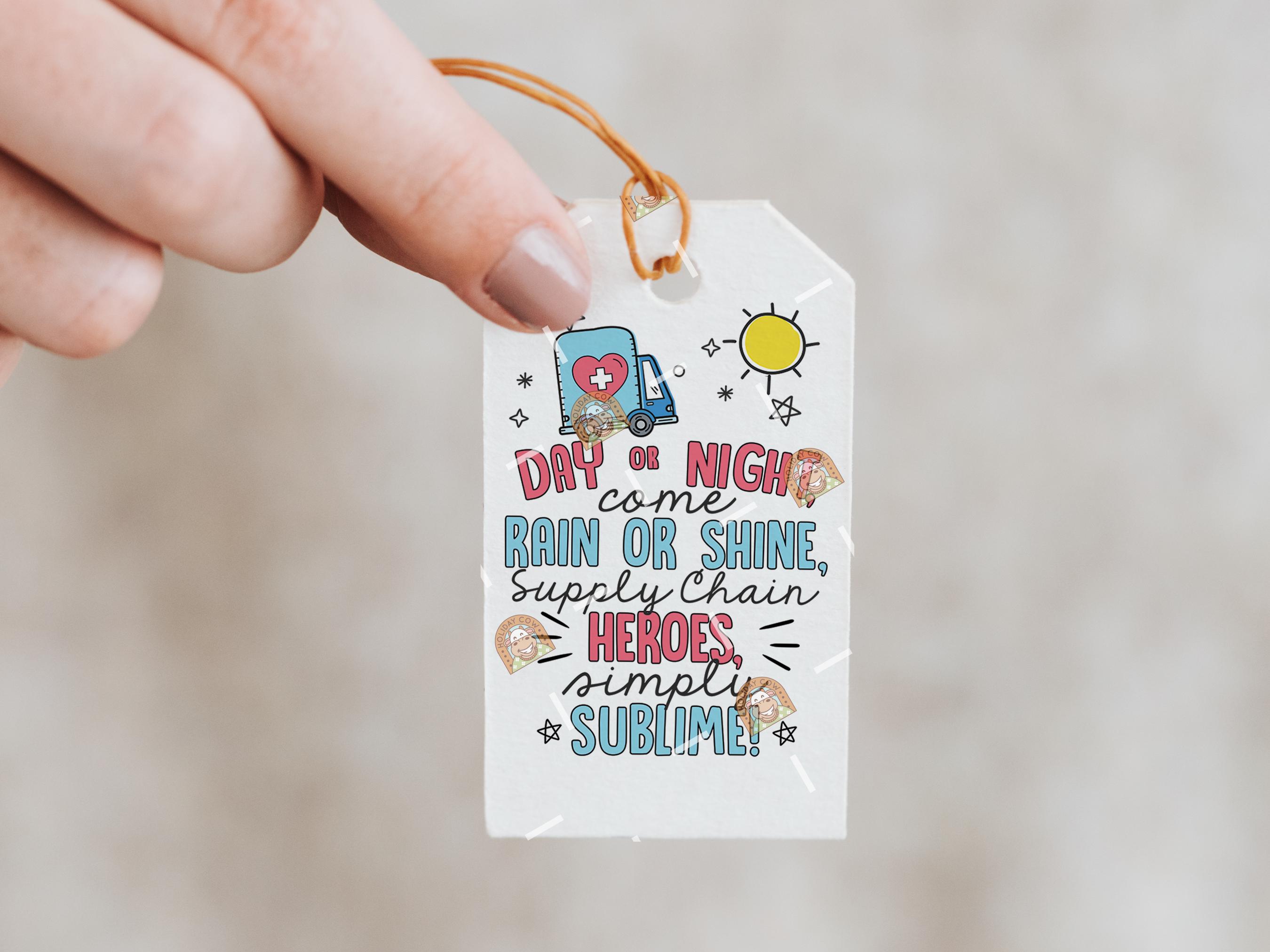 Healthcare Logistics Printable Tag, Supply Chain Week Tag, SC Week Gift ...