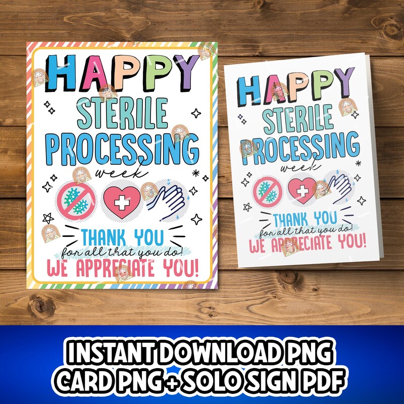 Sterile Processing Week Printables - Etsy