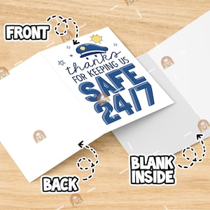 Security Officers Appreciation Gift Printable, Police Officers Week ...