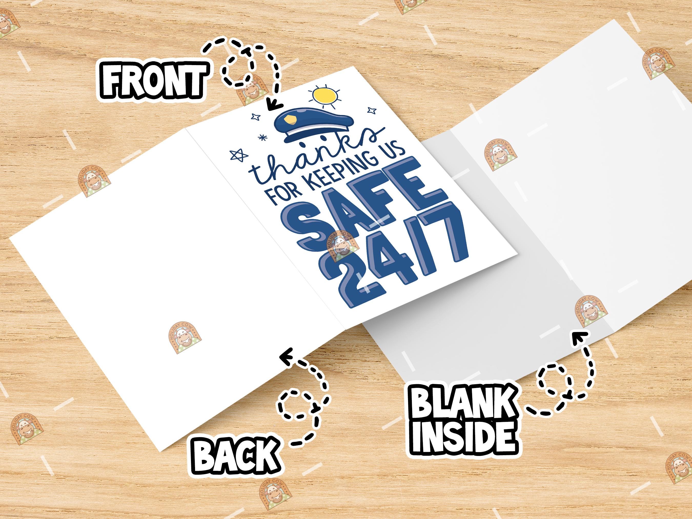 Security Officers Appreciation Gift Printable, Police Officers Week ...