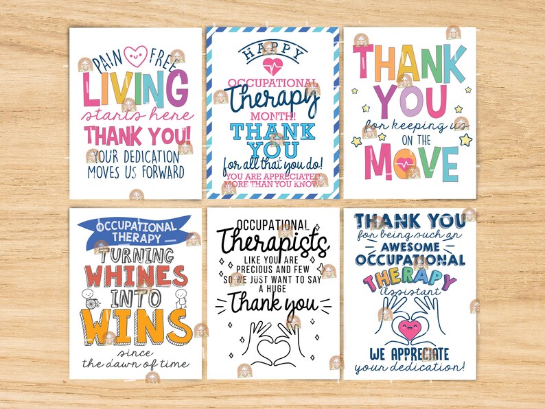 Occupational Therapy Month Signs Printable, Occupational Therapists ...