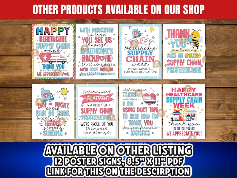 Supply Chain Week Printable Tag, Healthcare Supply Chain Gift Tag, SC ...
