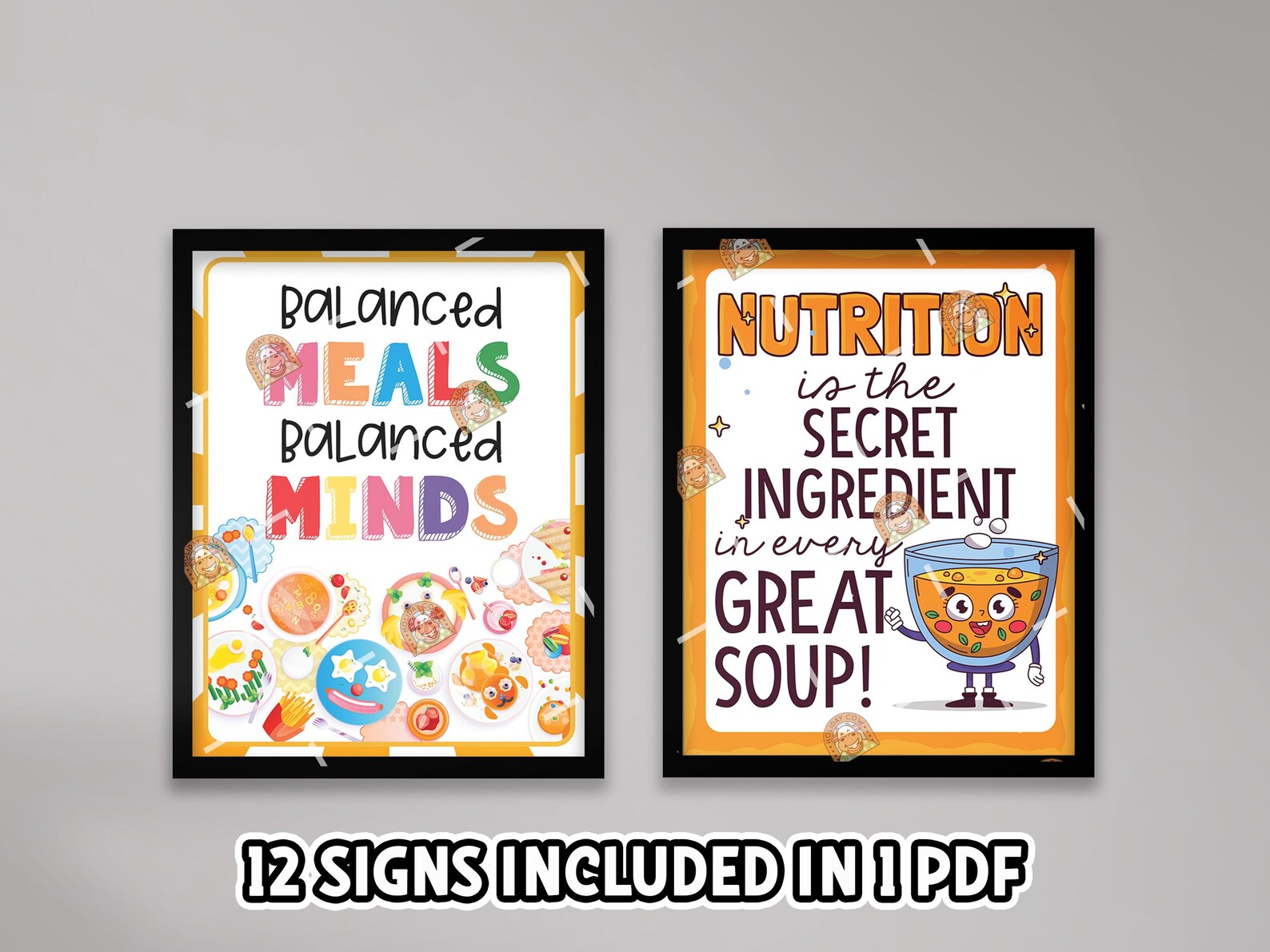 Nutrition Month Signs Printable, School Nutrition Month Décor ...