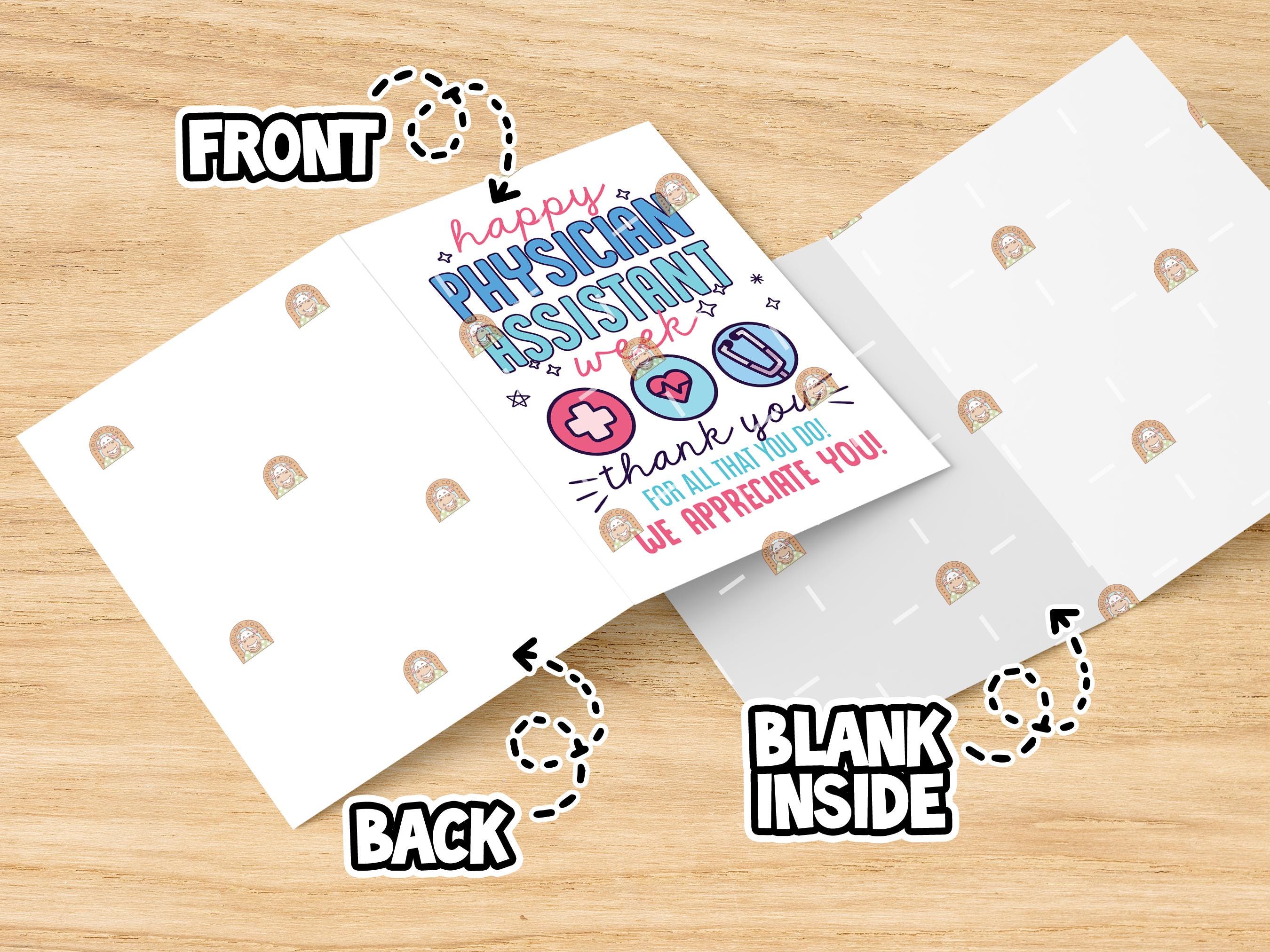 Physician Assistant Week Gift Printable, Physician Associate Card ...