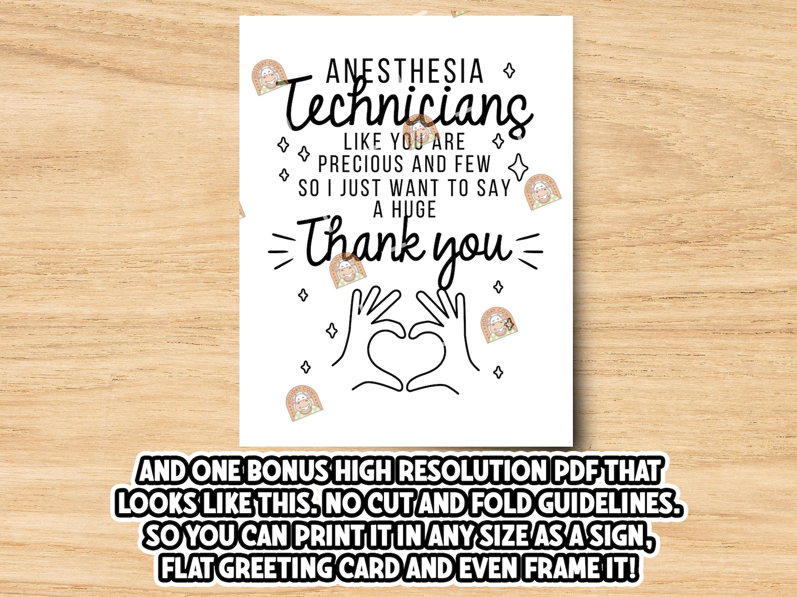 Anesthesia Tech Gift Printable, Anesthesia Tech Week Sign, Anesthesia ...