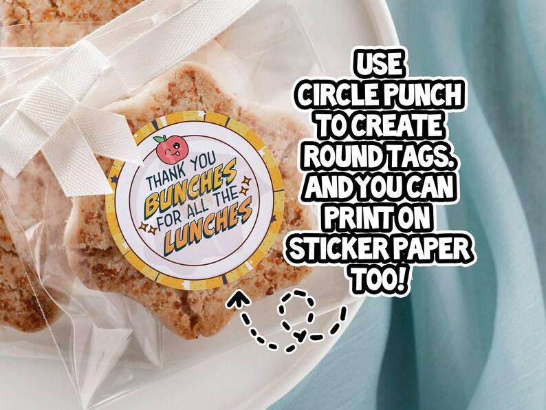 School Lunch Hero Tag Printable, Lunch Hero Appreciation Tags, School ...