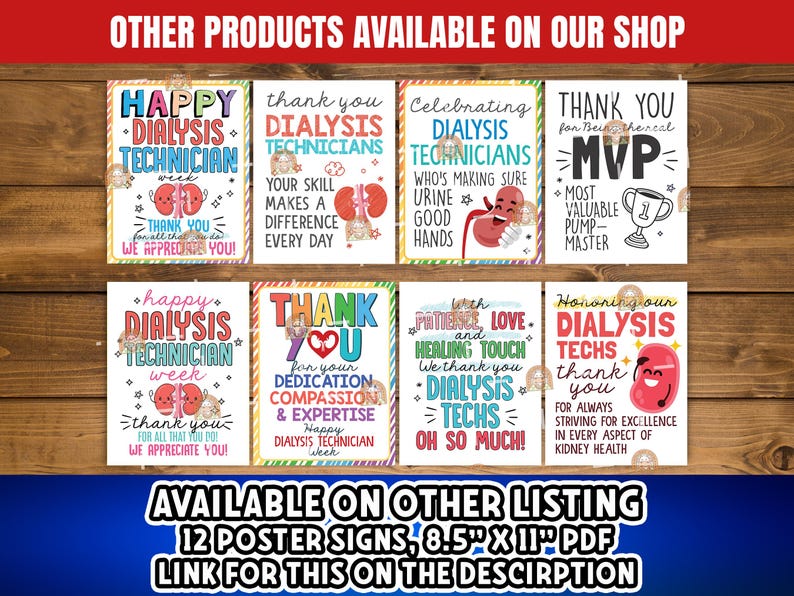 Dialysis Tech Week Printable Tag, Dialysis Tech Gift Tags, Dialysis ...