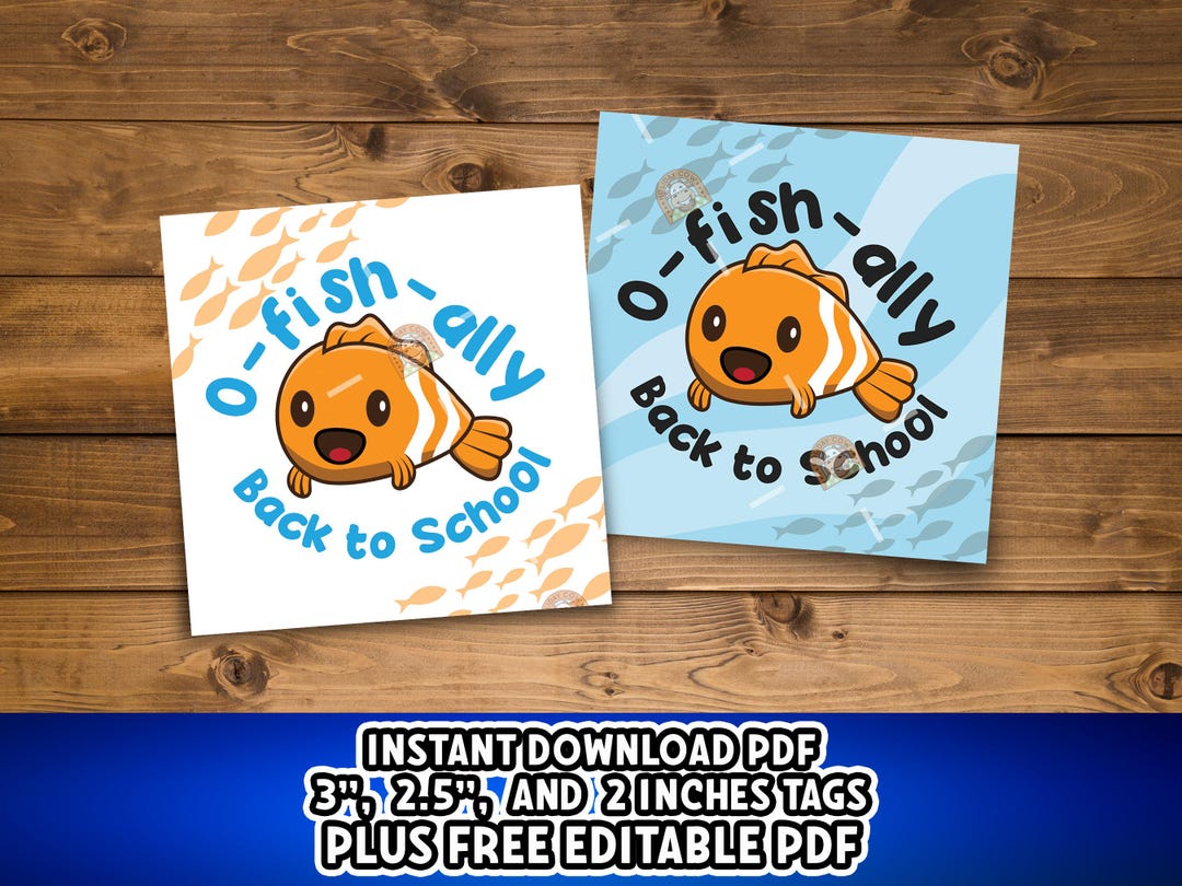 Ofishally Back to School Printable Tag, First Day of School Tag, 1st ...