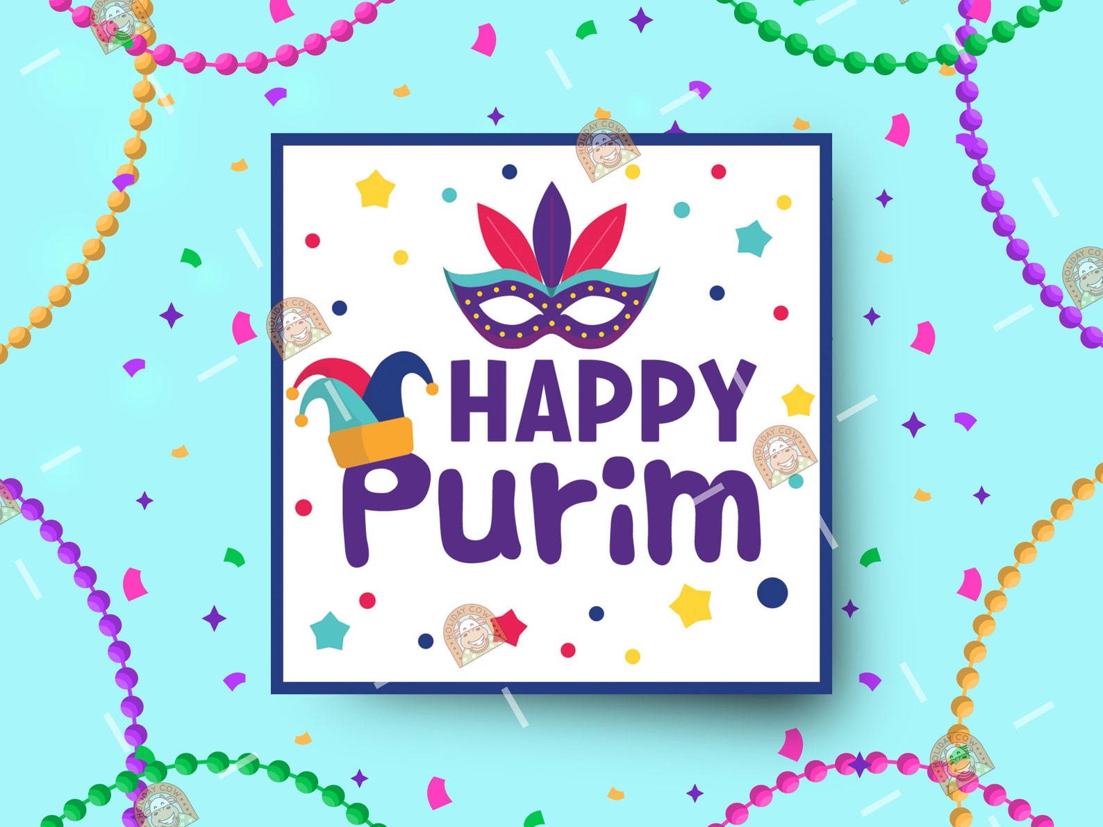 Printable Purim Tags Mishloach Manot Sticker Purim Gift - Etsy