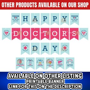 Doctor's Day Gift Tag Printable, Thank You Doctor Gift Tag, National ...