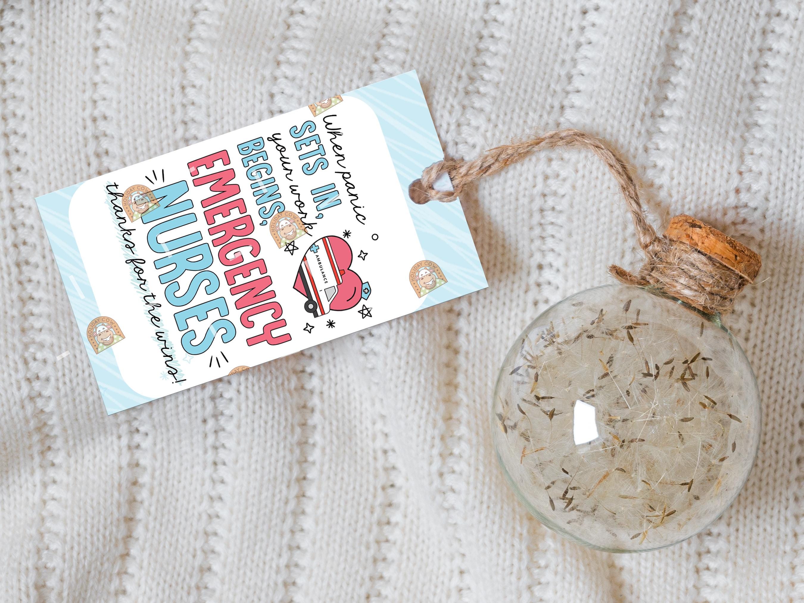 ER Nurse Week Tag Printable, ER Nurse Gift Tag, Thank You Er Nurses Day ...