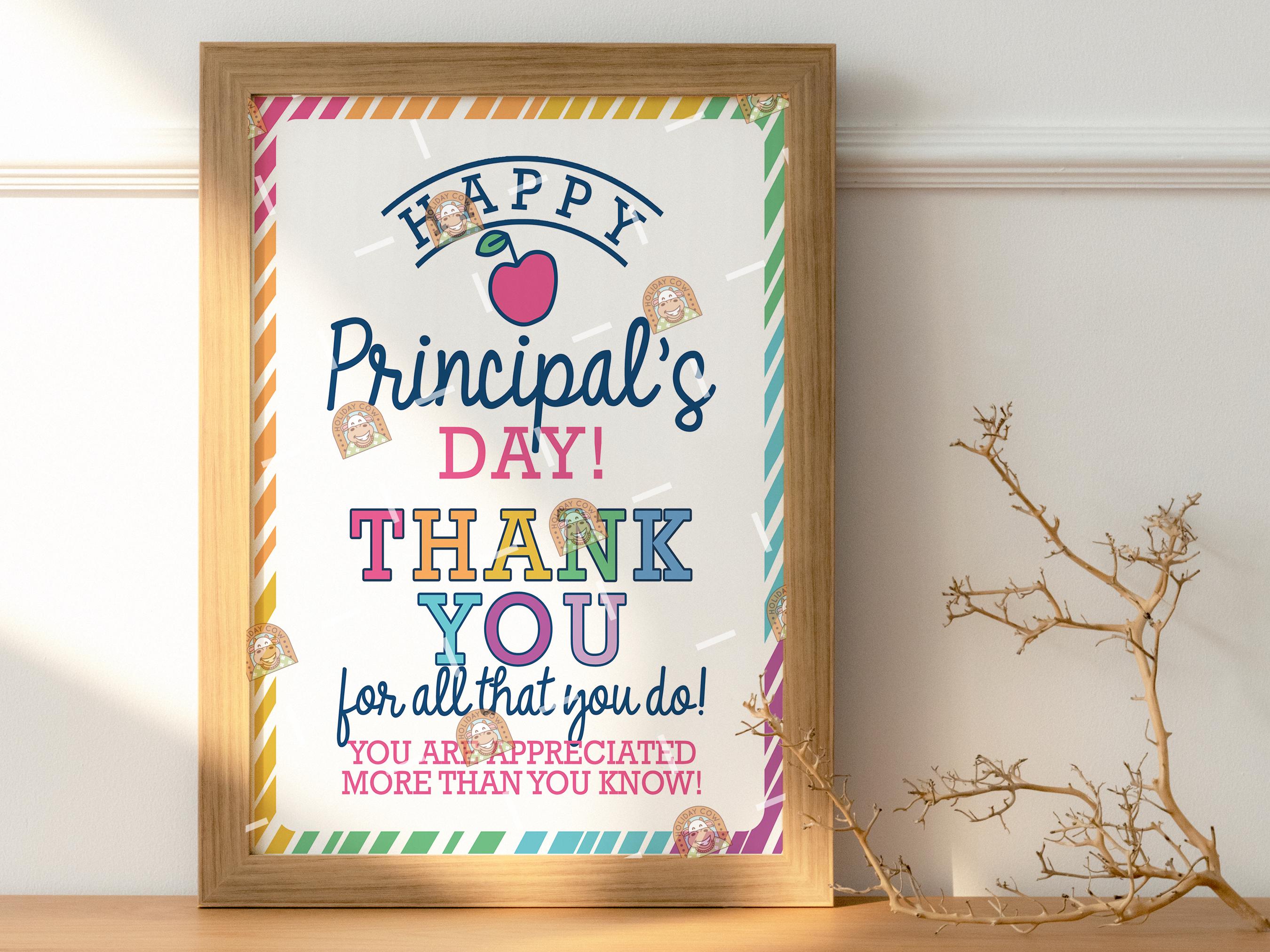 Principal Appreciation Day Gift, School Principal Gift, National ...