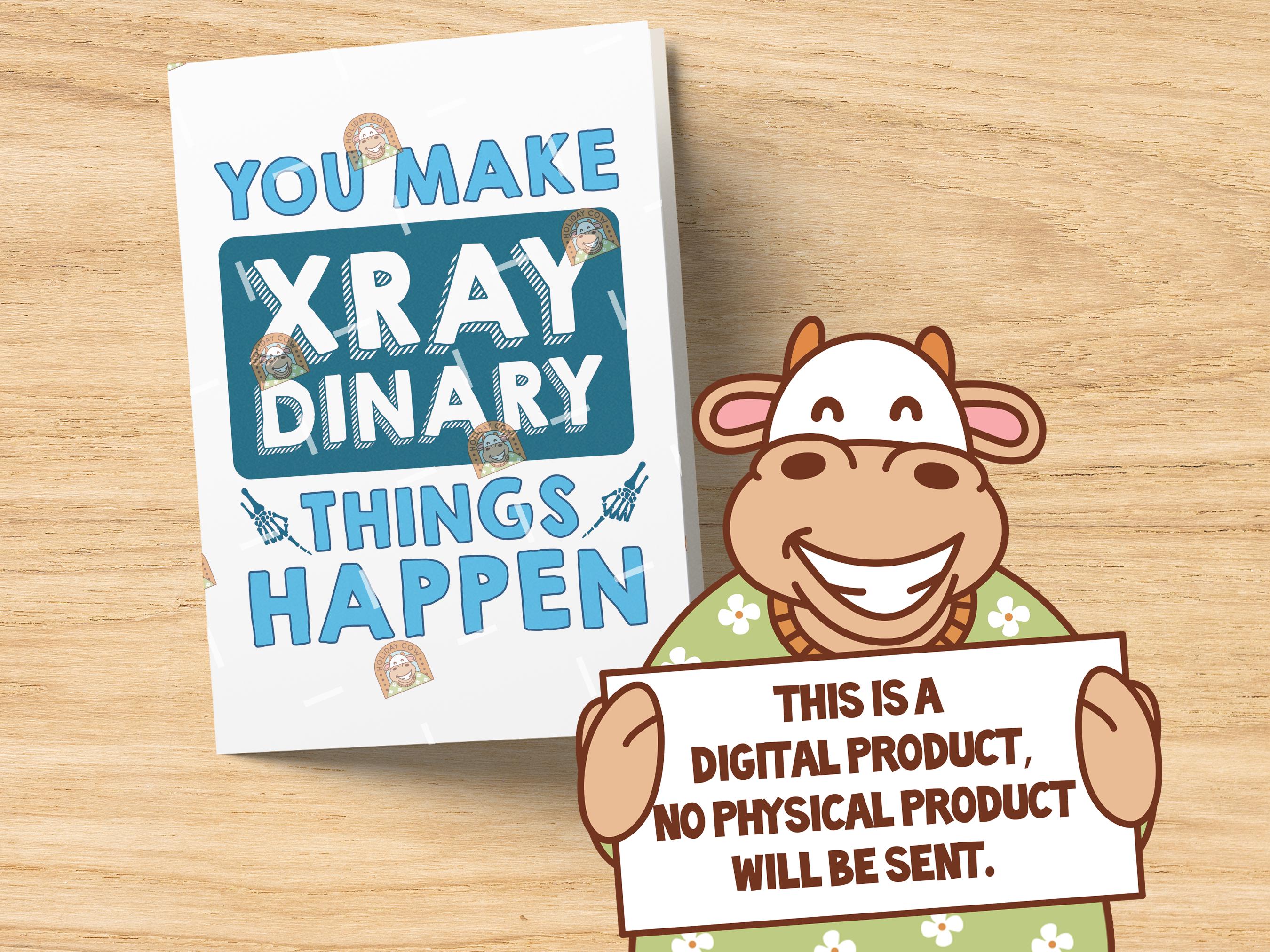 Xray Tech Week Gift Printable, Xray Tech Gift, Thank You Xray ...