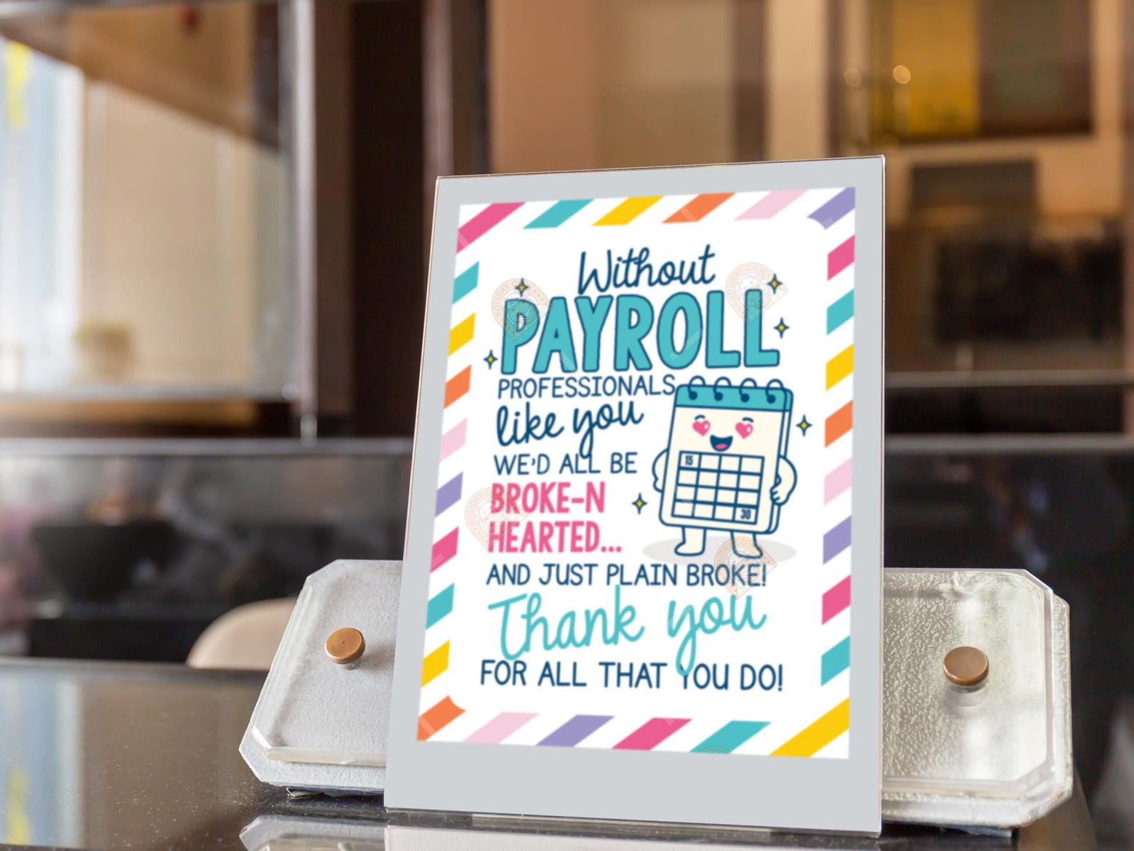 Funny Payroll Gift Printable, National Payroll Week Sign, Payroll ...