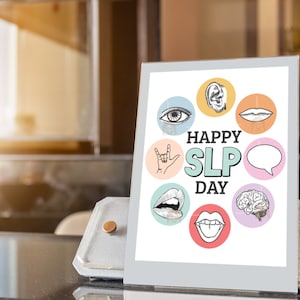 Speech Language Pathologist Signs Bundle Printable, Pathologist Day ...