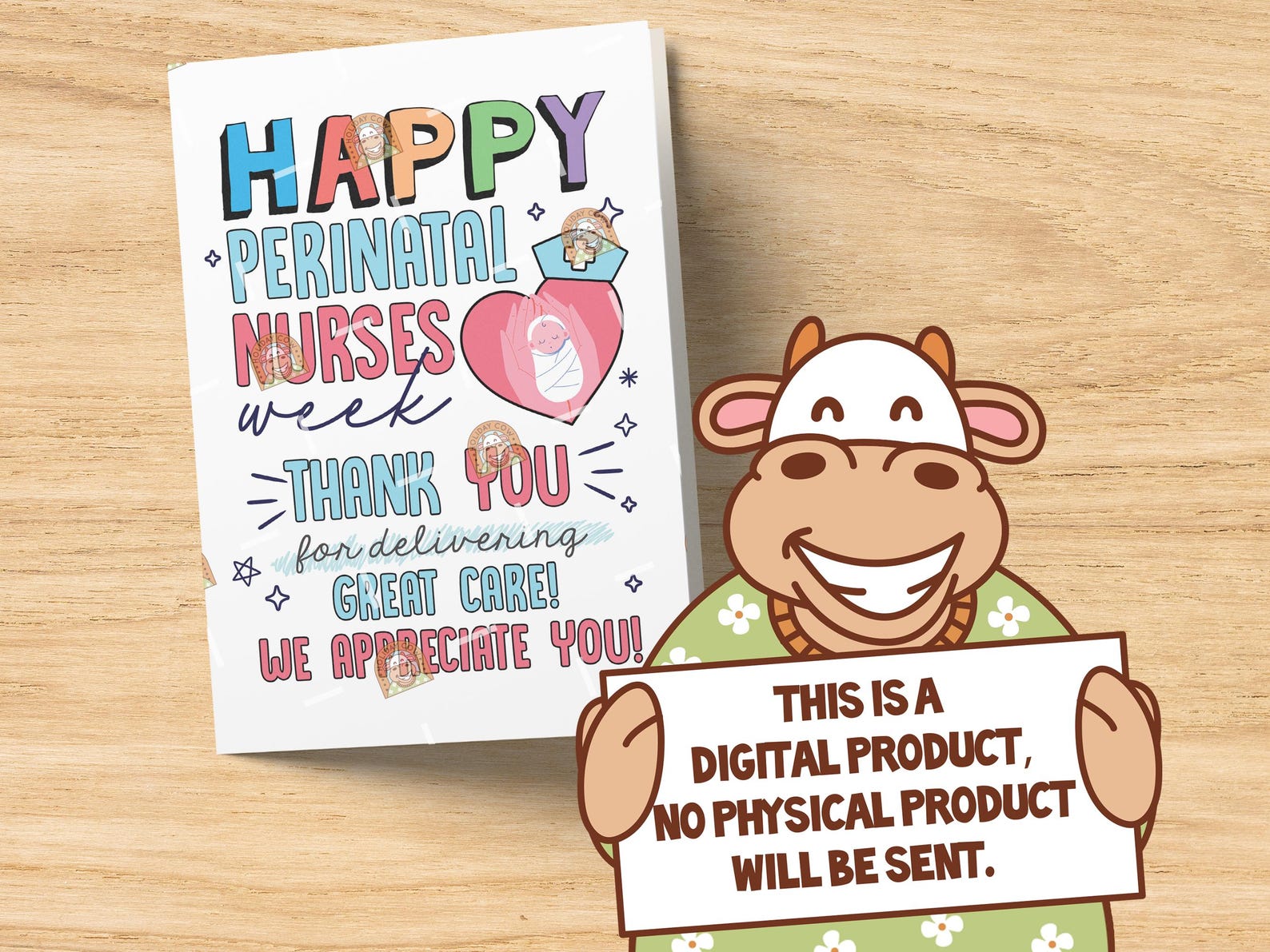 Perinatal Nurses Week Card Printable, Thank You Perinatal Nurse ...