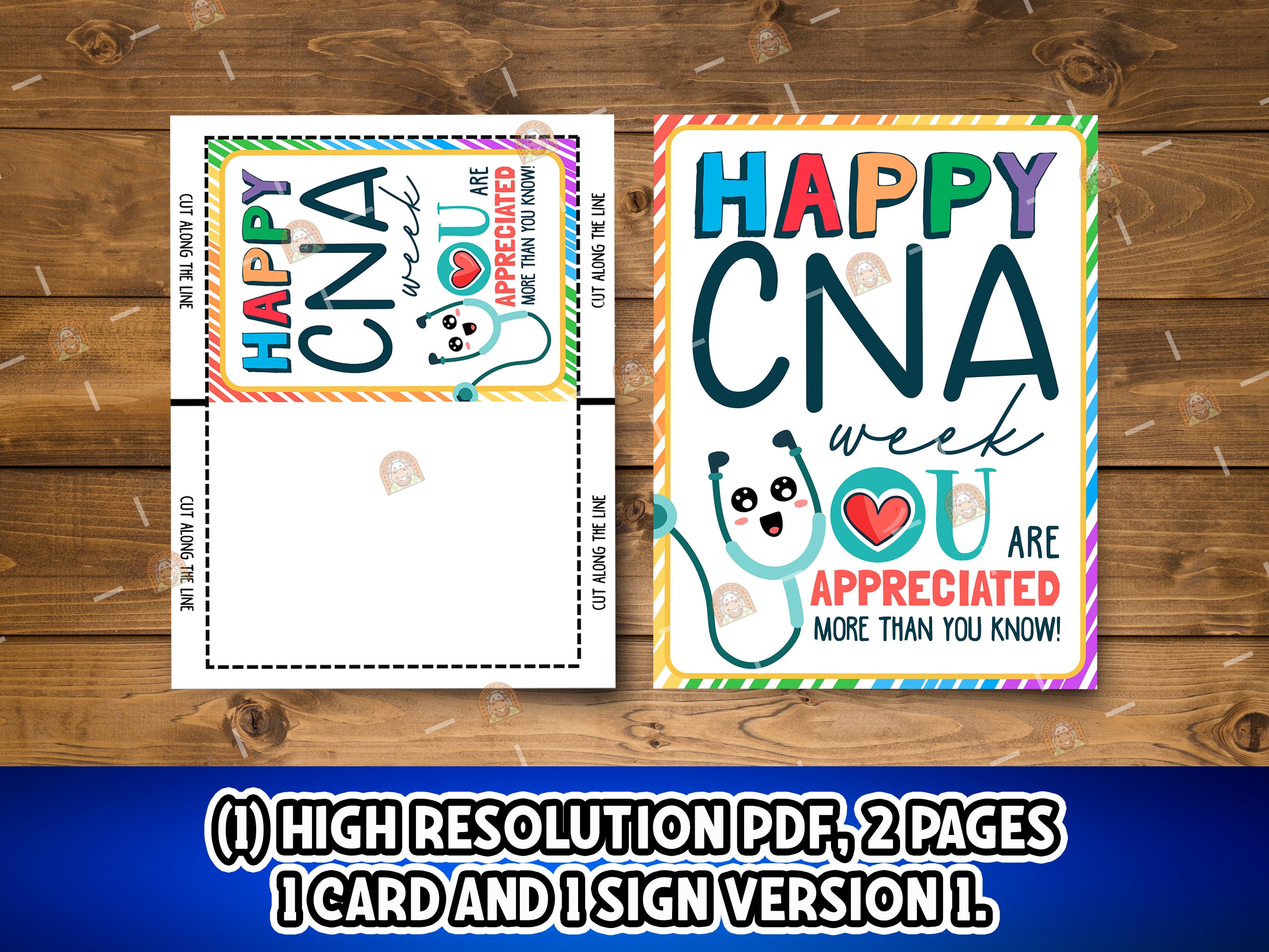 CNA Week Sign Printable, Certified Nursing Assistant Week Poster, CNA Thank You Card, Nursing ...